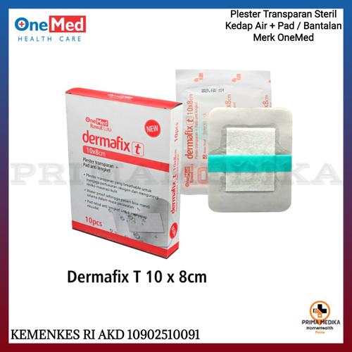 Jual Dermafix T 10 x 8 cm Plester Luka Transparan Anti Air OneMed Per ...