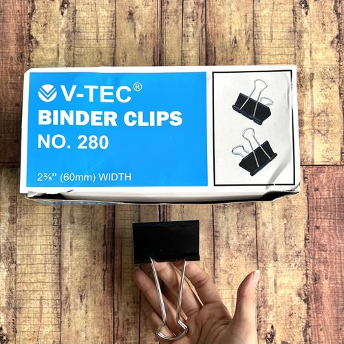 Jual Binder Clips No. 280 - 300 Klip Binder - Jepitan Kertas - No. 280 ...