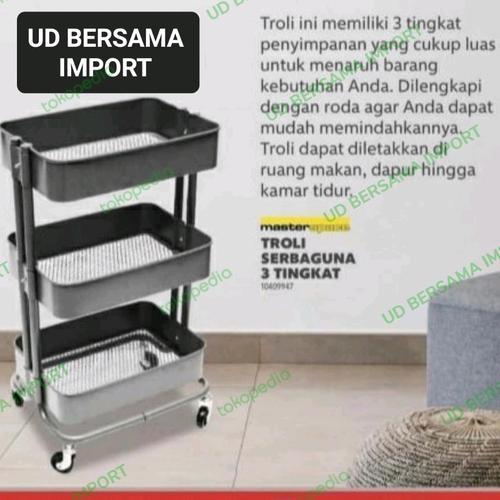 Jual troli rak multifungsi 3 susun master space - Merah - Kota Surabaya ...