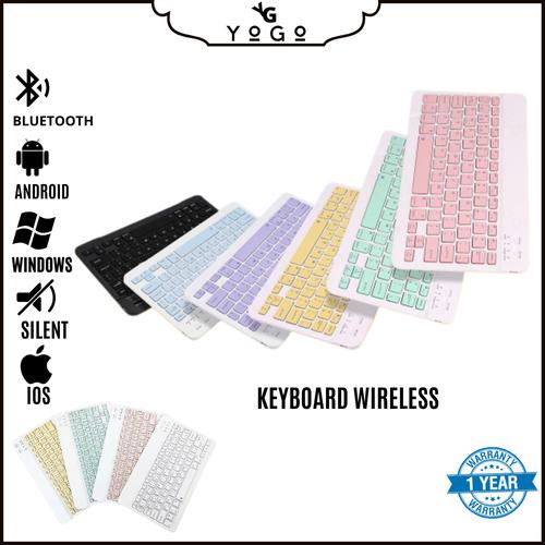Jual YOGO Original Keyboard Wireless Bluetooth Keyboard Touch keyboard ...