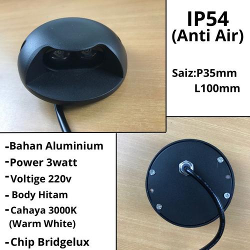 Jual Lampu lantai/ lampu tanam/ lampu tangga OB LED 1 Arah Anti hujan ...