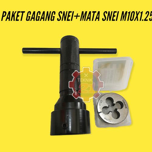 Jual PAKET GAGANG SNEI +MATA SNEI M10X1.25 WIPRO ALAT SNEI MUR KRUK ...