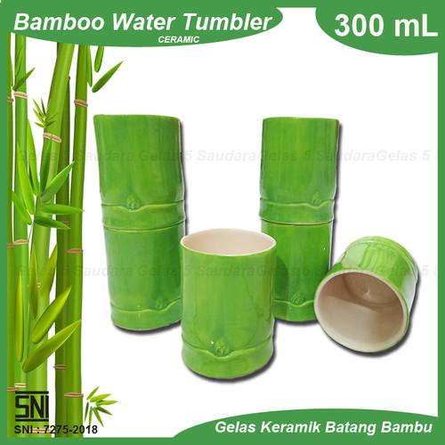 Jual Gelas Keramik Batang Bambu/Bamboo Water Tumbler/Gelas Keramik Ocha ...