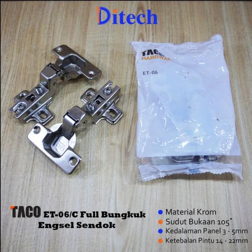 Jual Engsel Sendok TACO ET-06 A/B/C Engsel Pintu Lemari Kitchen Set - B ...