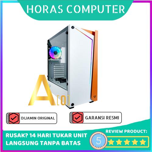 Jual Case PRIME A [ O ] Compact RGB Premium MicroATX Modern Sync Glass ...