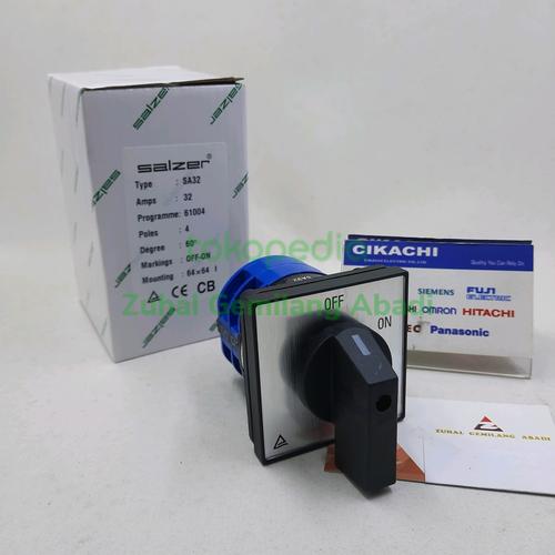 Jual SA32-2-2-61004 (4 pole/32A)(on-off), SELECTOR SWITCH, SALZER ...
