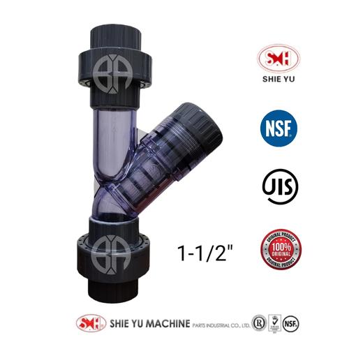 Jual Y Strainer PVC 1 1/2" inch / 1,5" inch Socket Clear Body SH TAIWAN ...