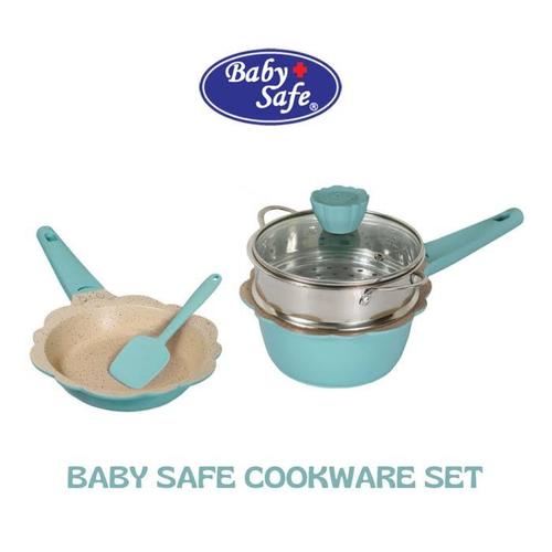 Jual Baby Safe Cookware Set CW001 Teflon Kukusan Rebusan Alat Masak ...