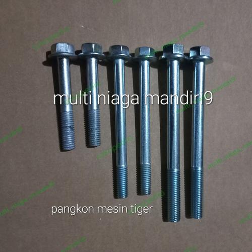 Jual baut pangkon mesin tiger bahan baja putih lapis galvanis - hanya ...