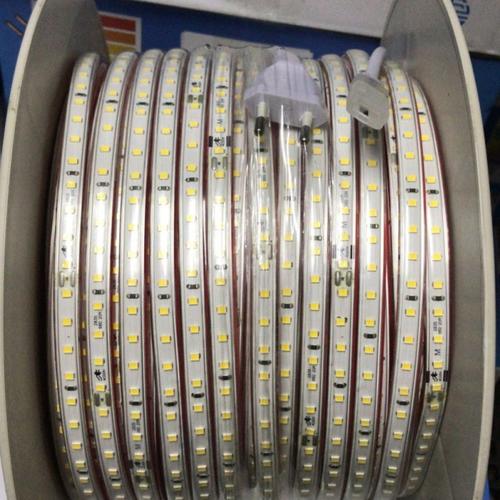 Jual Lampu LED Strip Selang Slim dengan Double Tape 2835 96D 220V cut ...