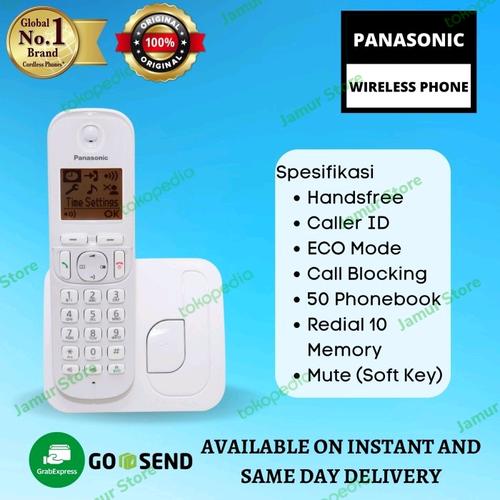 Jual Telepon Wireless Panasonic KX-TGC210 Wireless Phone KX-TGC210 Putih - Jakarta Barat - Jamur ...