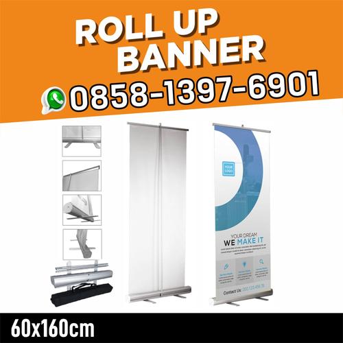 Jual Roll Up Banner 60 x 160 cm Cetak/Print Bahan Albatros -SEHARI JADI - Kota Tangerang ...