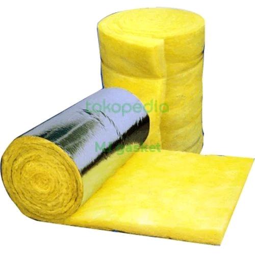 Jual glasswool peredam / glass wool lapis alumunium tebal 50mm x 1,2m x ...