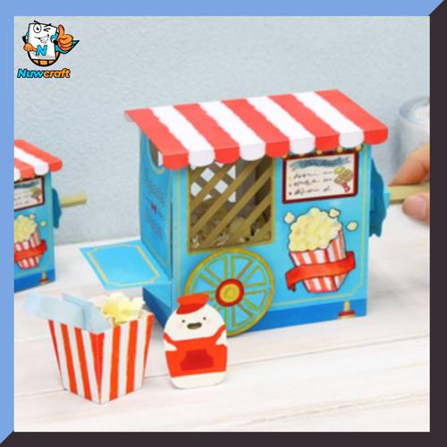Jual Nuwcraft Popcorn Wagon Nostalgic papercraft - Kota Surabaya ...