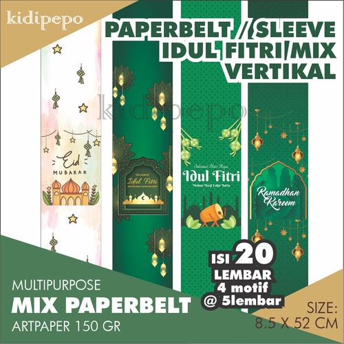 Jual PAPERBELT / SLEEVE IDUL FITRI MIX VERTIKAL - ISI 20 LEMBAR - Mix Vertikal B - Kota Bandung ...