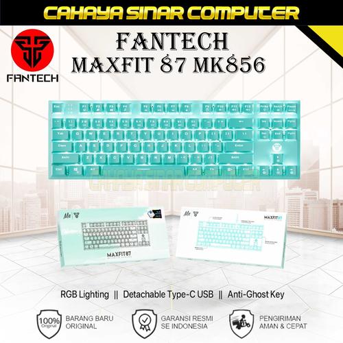 Jual Fantech MAXFIT87 MK856 MINT EDITION Mechanical Keyboard Gaming ...