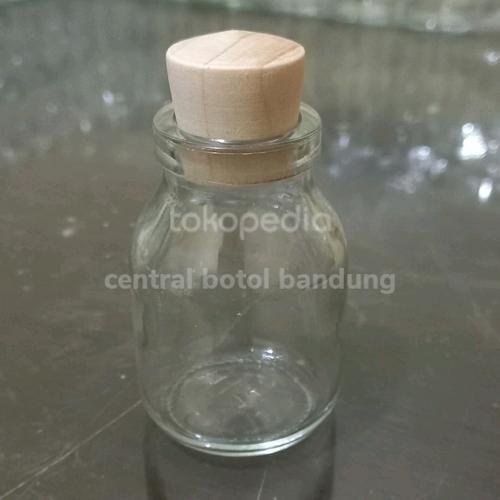 Jual botol kaca 50ml tutup kayu, botol asi - Kota Bandung - central ...