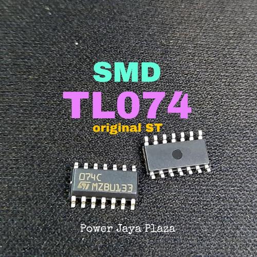 Jual IC SMD TL074C TL074 TL 074 original ST asli - Kota Bandung - Power ...