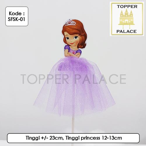 Jual SFSK-01 Cake topper Princess l Cupcake topper Sofia the First ...