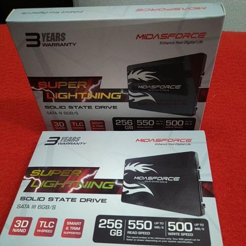 Jual SSD Midasforce 256GB Super Lightning SATA 3 6GBs 2.5 inch ...