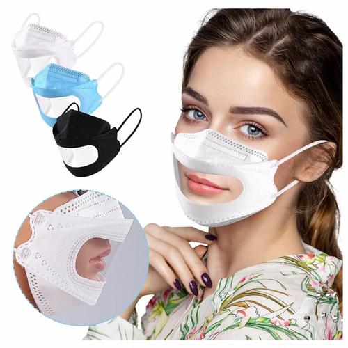 Jual MASKER FASHION KF94 TRANSPARAN EARLOOP 4PLY WARNA POLOS MIKA ...