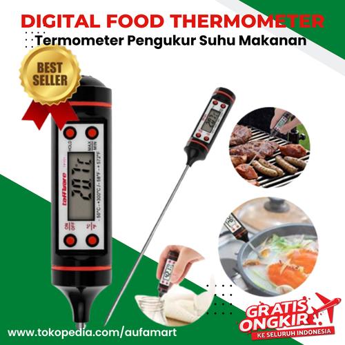 Jual Digital Food Thermometer Alat Ukur Suhu Daging Panas Makanan / Air ...