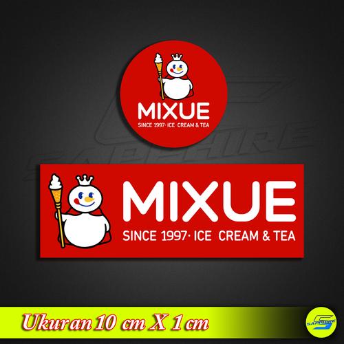 Jual Stiker MIXUE Sticker Logo Mixue Ice Cream & Tea 1997 - Lingkaran ...