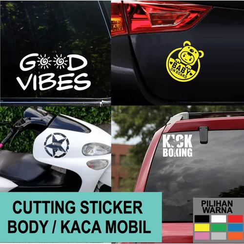 Jual Stiker Lucu Unik Kaca Body Mobil Cutting Sticker Army Star - Army ...
