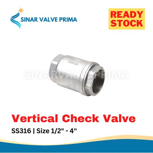 Jual Vertical Check Valve SS316 drat - 1" - Jakarta Barat - Sinar Valve ...