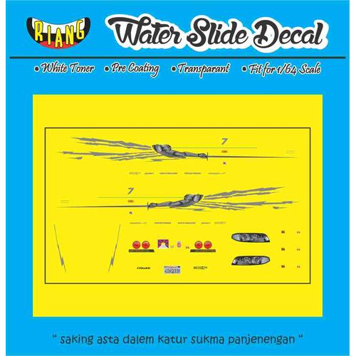 Jual Decal Waterslide Hot Wheels Fast Furious Leon Skyline R33 - Kota ...
