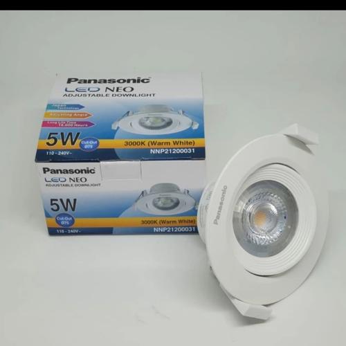 Jual lampu downlight led panel panasonic cob 3w 3 w 5w 5 watt inbow ...