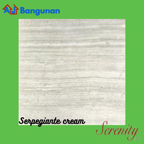Jual serenity granite Serpegiante cream - motif travertine 60x60 plosihed - Kota Surabaya - aj ...