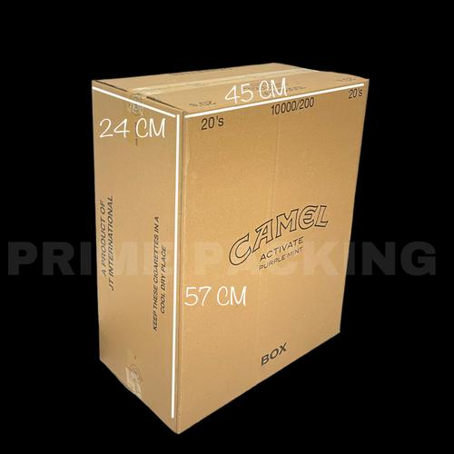 Jual Kardus Packing Dus Pindahan Bekas Rokok Camel ukuran 45x24x57 ...