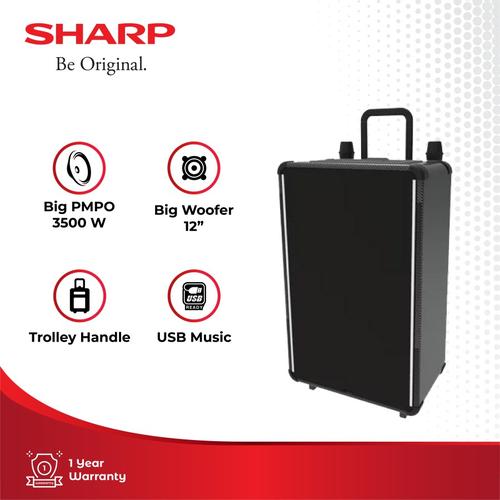 Jual SHARP | CBOX-TRB12CBL ACTIVE SPEAKER TROLLEY - Kota Surakarta ...