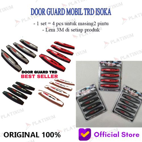 Jual DOOR GUARD MOBIL TRD ISOKA BUMPER GUARD KARET TEBAL + PEREKAT 3M ...