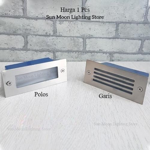 Jual Lampu dinding tangga led stainless waterproof stairs step light ...
