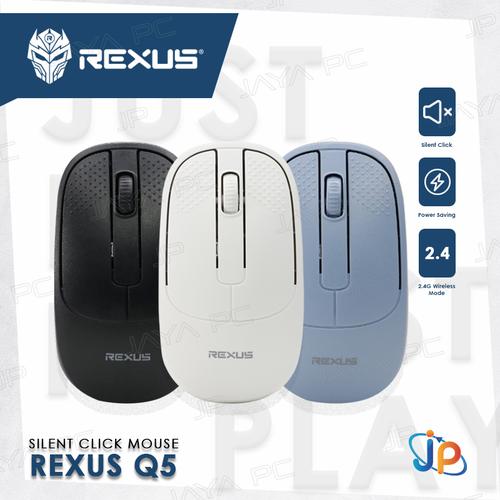 Jual Mouse Rexus Q5 Office Wireless Bluetooth - Silent Click Mouse ...