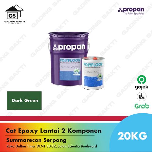 Jual Propan Polyfloor PFT 253 Dark Green / Cat Epoxy Lantai Pail 20Kg ...