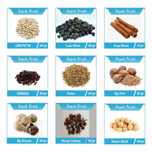 Jual Lada Putih / Biji Pala /Bunga Lawang/Cengkeh/Jintan /Kluwek/Kayu ...