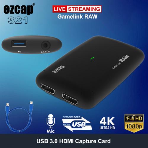 Jual EZCAP 321 Gamelink Raw 4K HDMI Capture Game Live Streaming ...