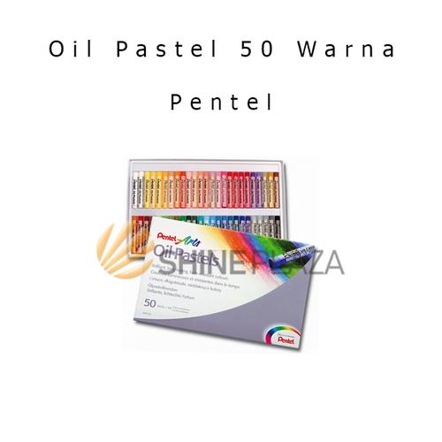 Jual Crayon Pentel 50 Warna - Oil Pastels Pentel 50 Color - Kota ...