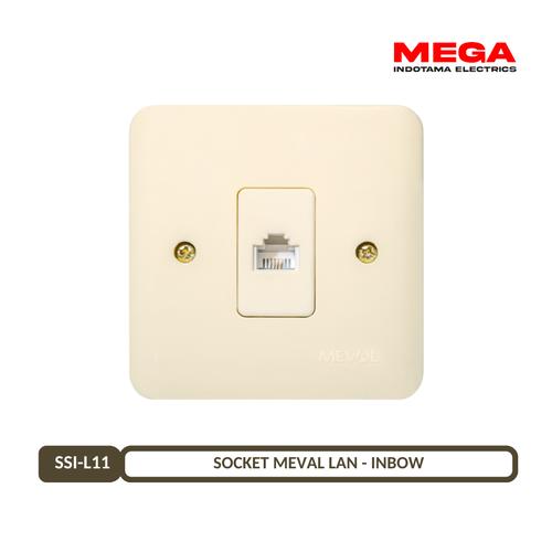 Jual Socket Meval LAN Inbow 1 Gang Terminal Set - SSI-L11 - Kota ...