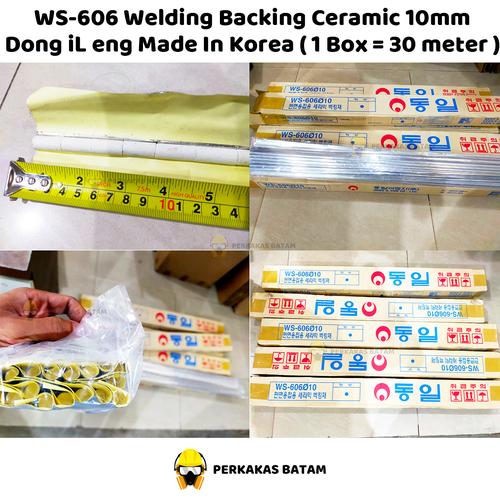 Jual Round Backing Ceramic 10 mm Round Welding Backup Tile WS 606 ...
