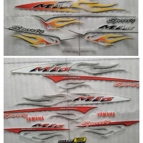 Jual STRIPING TRANSPARAN MIO SPORTY MOTIF API - Biru, transparan mio ...