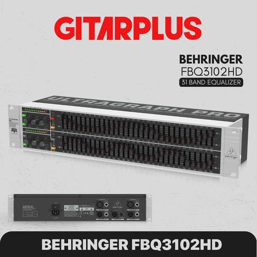 Jual BEHRINGER ULTRAGRAPH PRO FBQ3102HD 31 Band Graphic Equalizer with ...