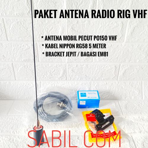 Jual PAKET ANTENA RIG MOBIL VHF PO150 ANTENNA RIG ICOM YAESU MOTOROLA VHF - Jakarta Utara ...