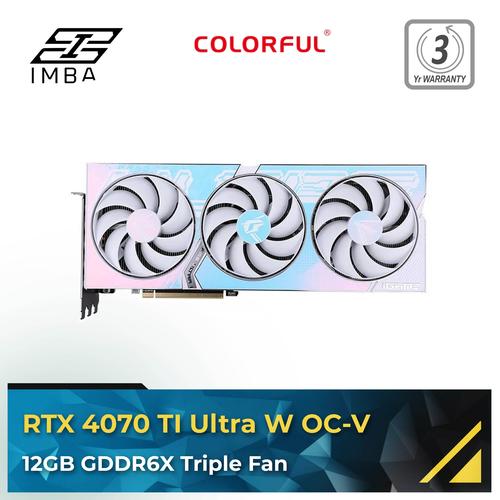 Promo Colorful iGame RTX 4070 TI Ultra W OC-V | RTX 4070TI 12GB GDDRX ...