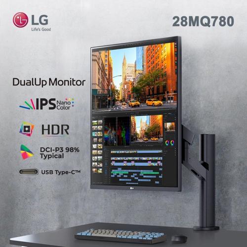 Jual Monitor LG Dualup 28MQ780-B SDQHD Nano IPS Freesync HDR10 COD 8 ...