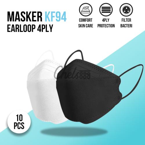 Promo Masker Kf94 Earloop 4ply 10pcs - KF94 Putih - Jakarta Utara ...