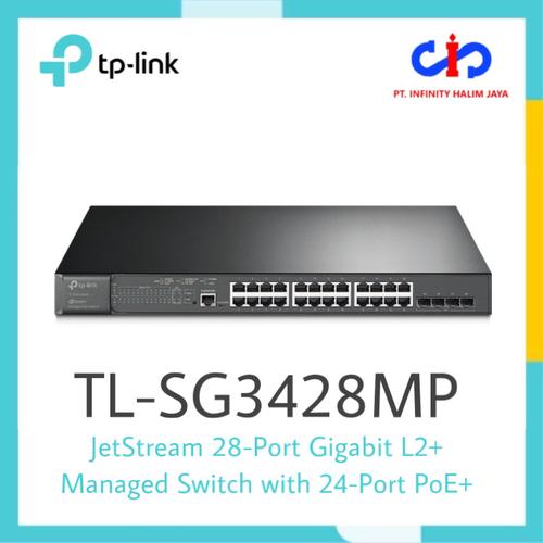 Jual TP-LINK TL-SG3428MP 28-Port Gigabit L2+ Managed with 24-Port PoE+ ...
